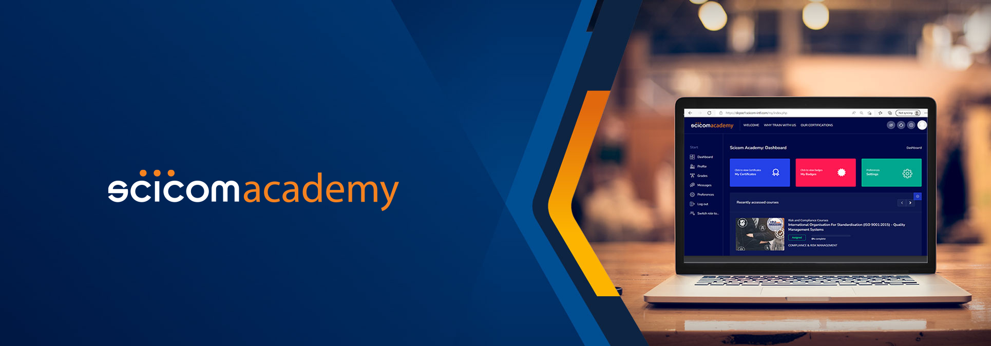 Scicom Academy e-LMS